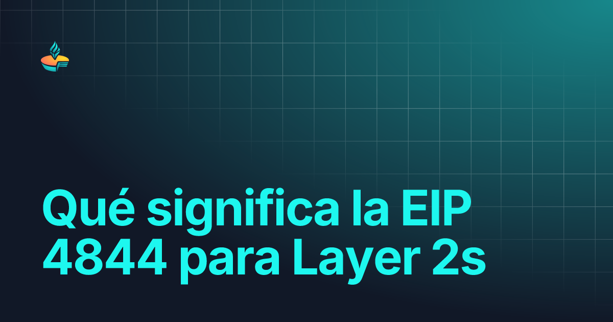 Qué significa la EIP 4844 para Layer 2s | growthepie Knowledge