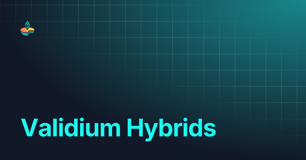 Validium Hybrids | growthepie Knowledge